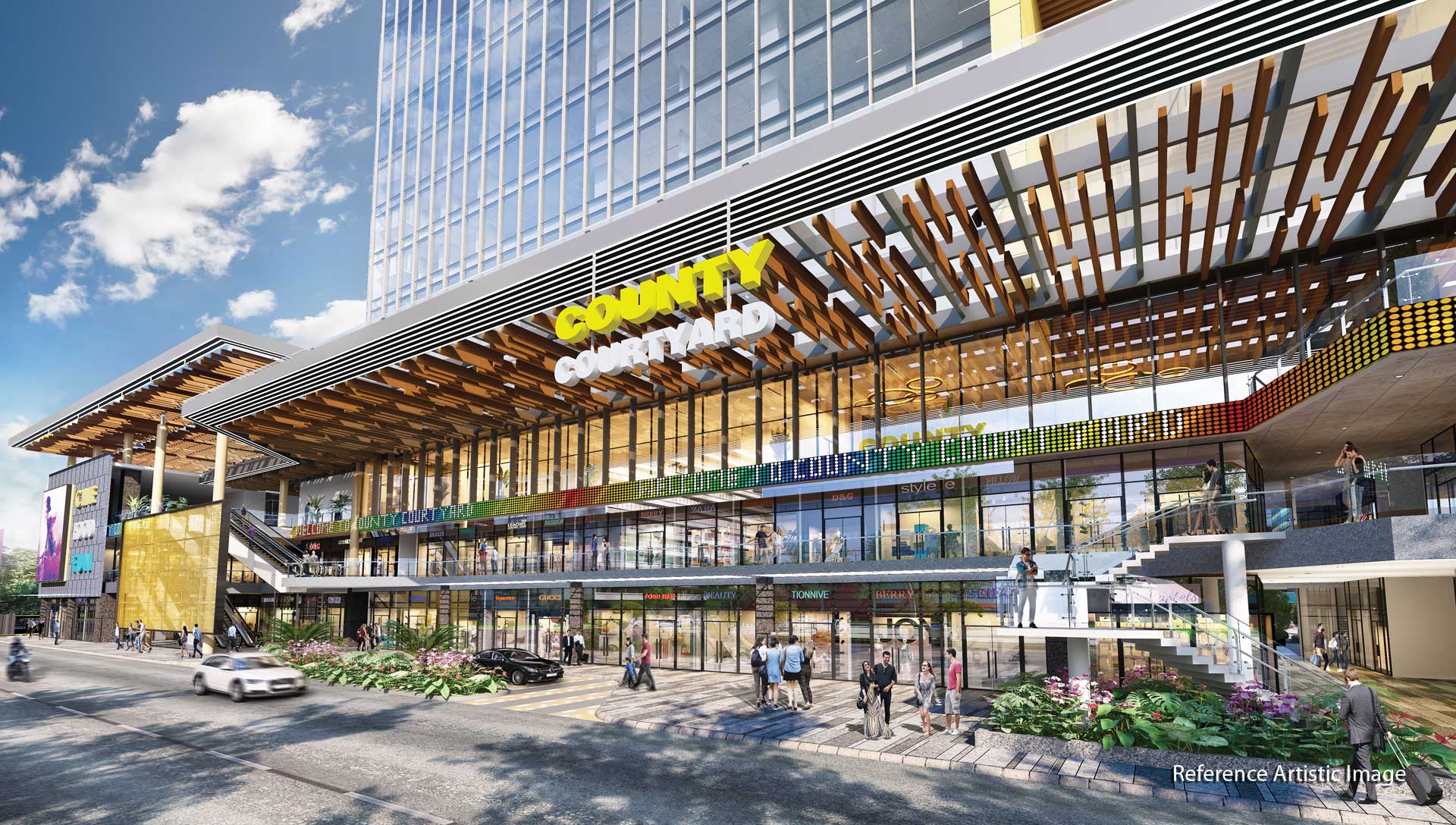 Buy commercial office space in New Delhi | County Courtyard