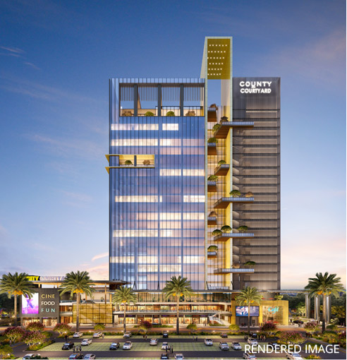 Buy commercial office space in New Delhi | County Courtyard